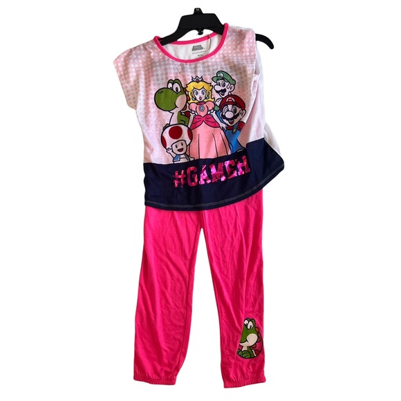 Nintendo | Pajamas | Nintendo Mario Bros Princess Peach Gamer Girls 2 ...